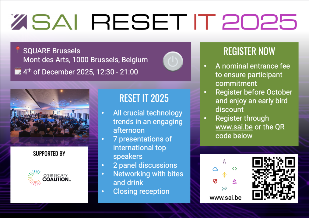 Events from Sep 5, 2024 – Sep 23, 2024 – Belgium's Cyber Security Coalition